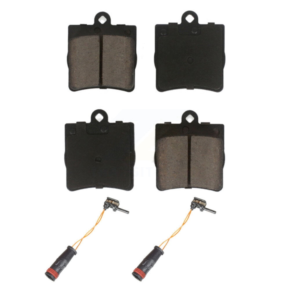 CMX Rear Ceramic Disc Brake Pads and Wear Sensors Kit for Car Mercedes ...