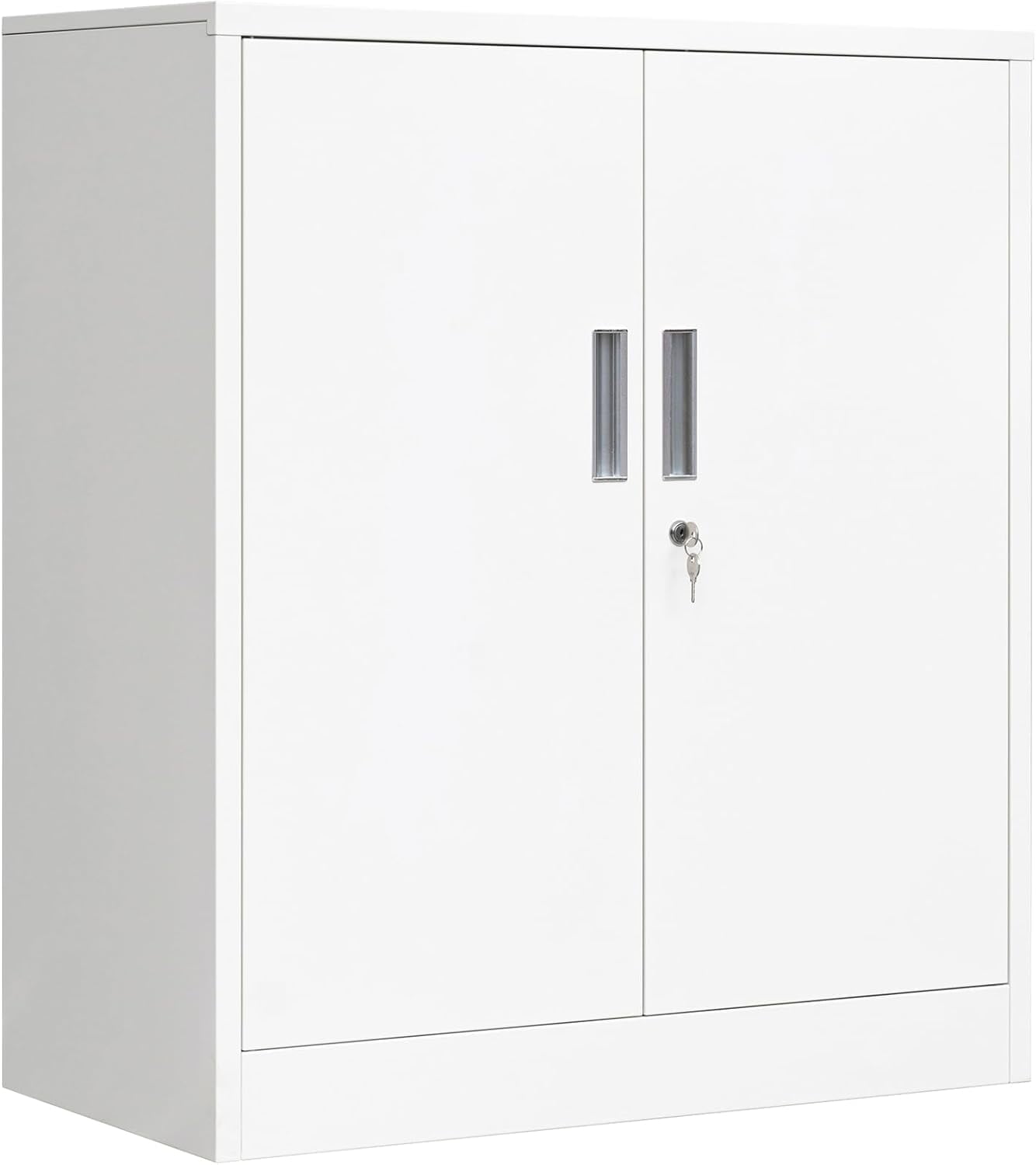 CMY Metal Storage Cabinet, Locking Storage Cabinet with One Drawer and ...
