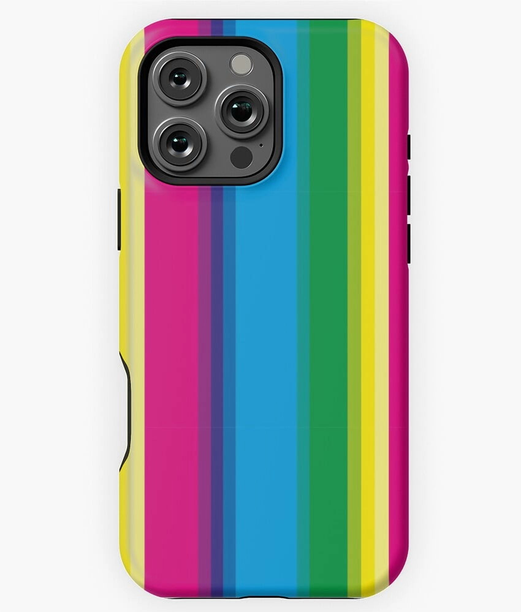 CMY Rainbow Stripes Color Model M4772 Phone Case for iPhone 17 16 15 14 ...