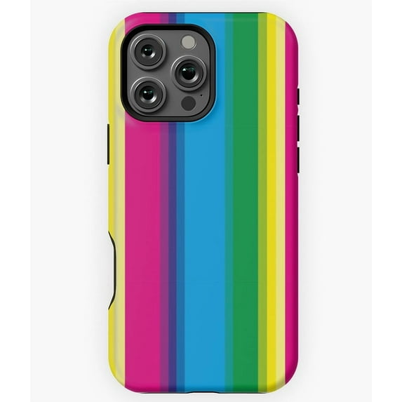 CMY Rainbow Stripes Color Model M4772 Phone Case for iPhone 17 16 15 14 13 12 11 Pro Max ...