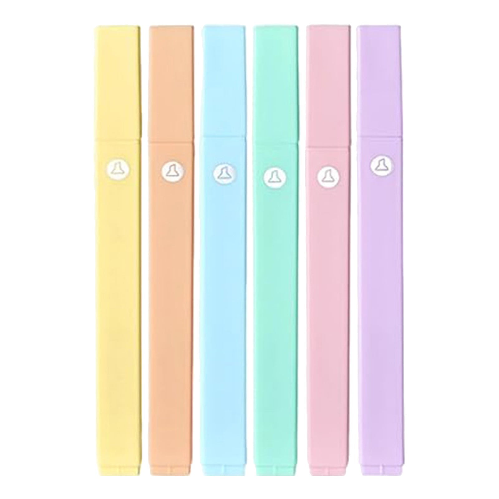 CMYYNNA- Aesthetic Cute Pastel Highlighters Set, 6 pcs, Chisel Tip ...