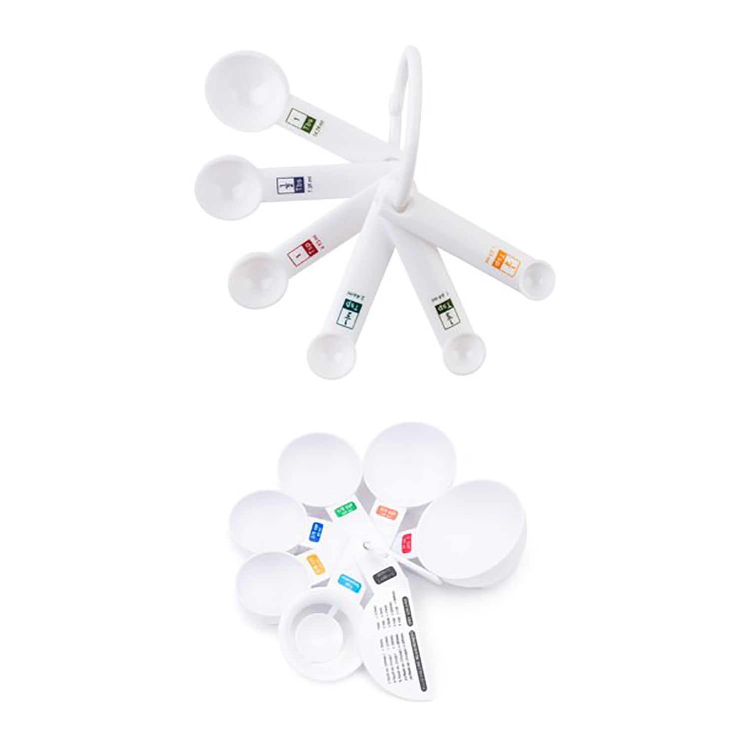 CMYYNNA Stainless Steel Measuring Cups and Spoons Set with Magnetic ...