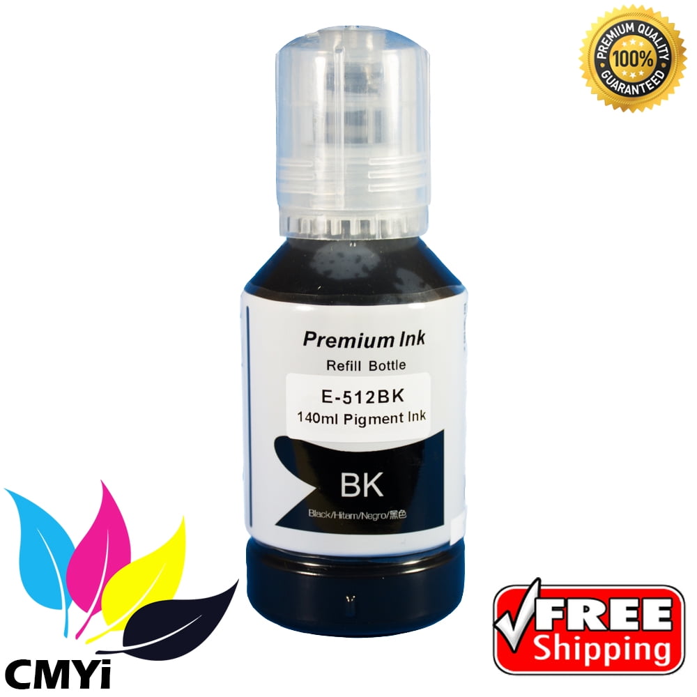 CMYi Compatible Epson 512 / T512020 EcoTank Black Ink Bottle 1-Pack ...