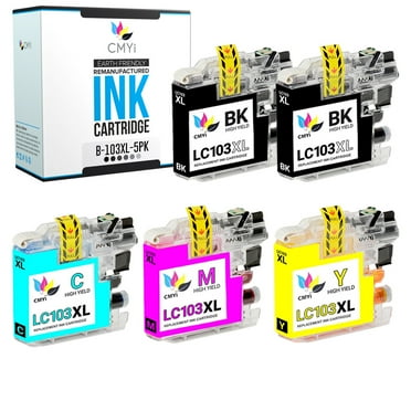 LC-103 High Yield Ink Cartridges, Compatible for Brother MFC-J Printers ...