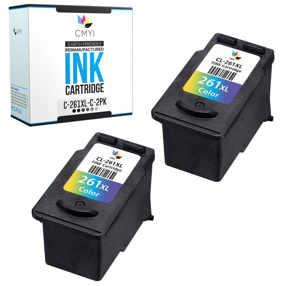 CMYi CL-261XL Tri-color 2-Pack Ink Cartridges compatible for Canon CL ...