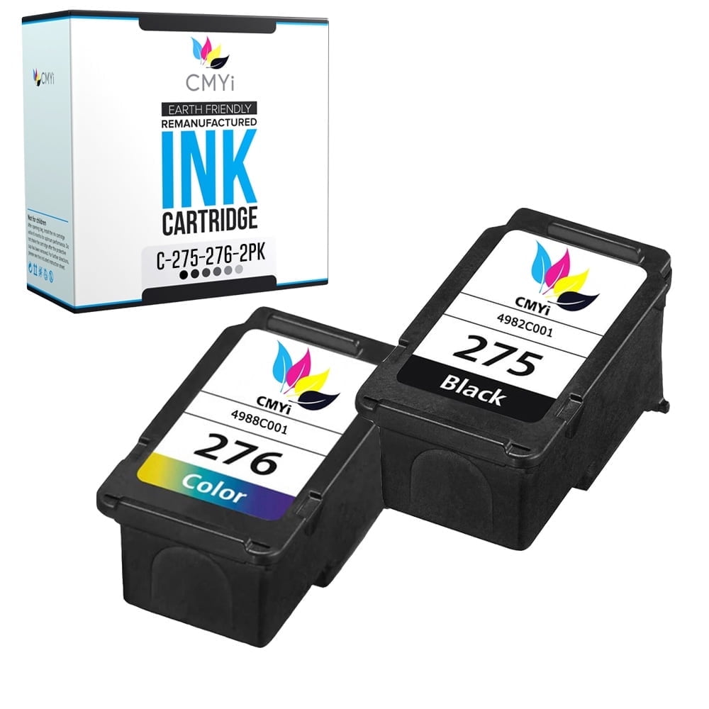 CMYi Ink Cartridge Compatible for Canon PG-275 and Canon CL-276 (2-Pack ...