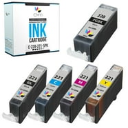 Canon PGI-220 CLI-221 Ink Cartridges Combo Pack for Pixma MX870 MX860 ...