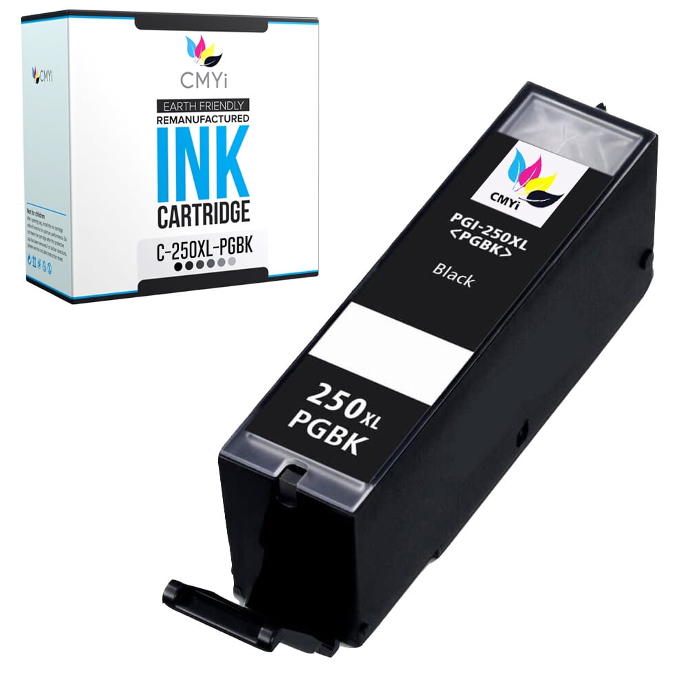 CMYi PGI-250XL Pigment Black 1-Pack Ink Cartridge compatible for Canon ...