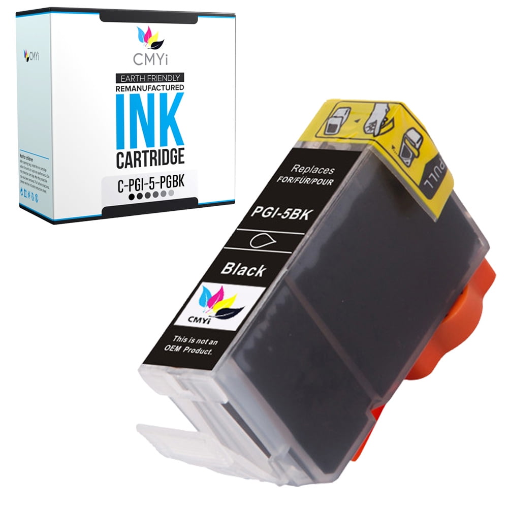 CMYi PGI-5 Pigment Black 1-Pack Ink Cartridge compatible for Canon PGI ...