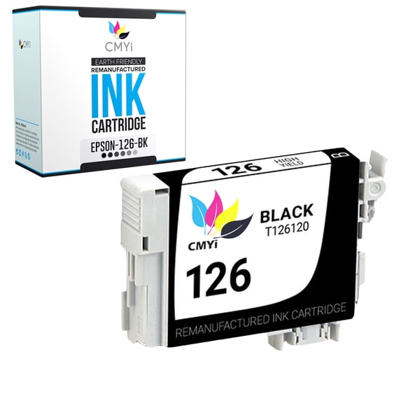CMYi 126 Black 1-Pack Ink Cartridge compatible for Epson 126 ...