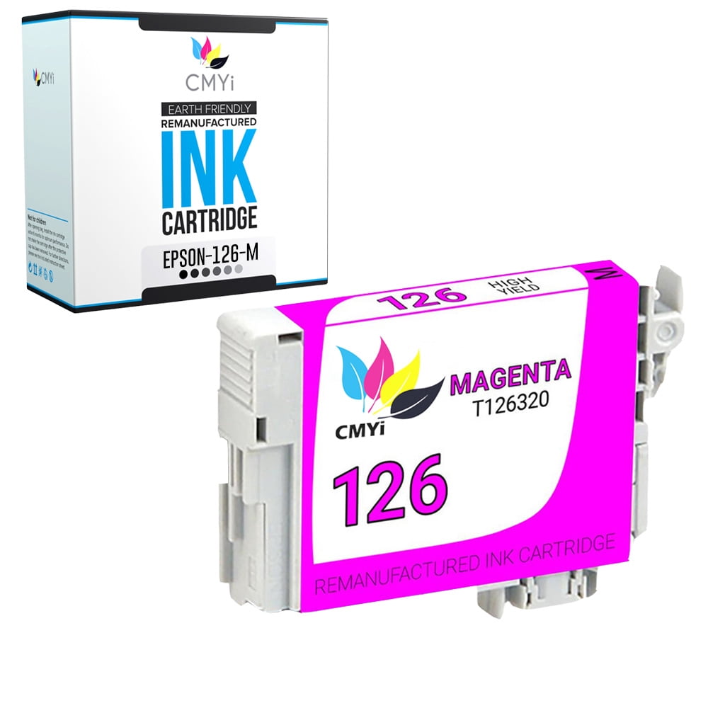 CMYi 126 Magenta 1-Pack Ink Cartridge compatible for Epson 126 ...