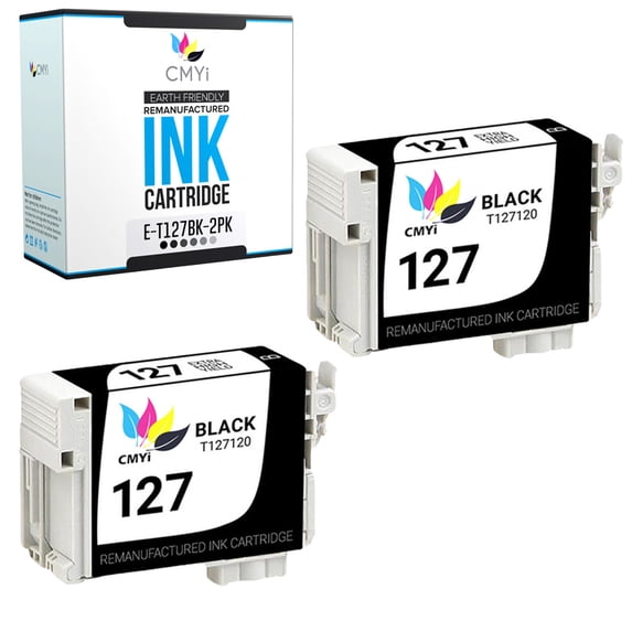 CMYi Inkjet Printer Ink Cartridges Compatible with Epson 127 WorkForce ...