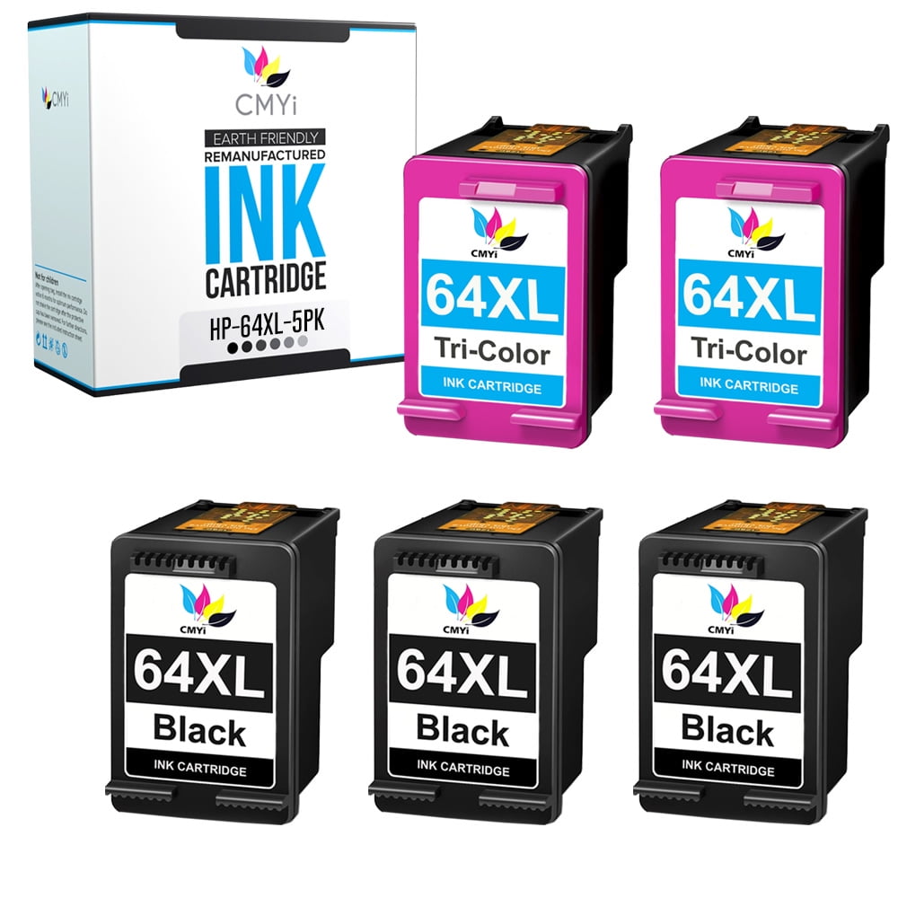CMYi Black/Color Inkjet Printer Ink Cartridges Replacement Compatible ...
