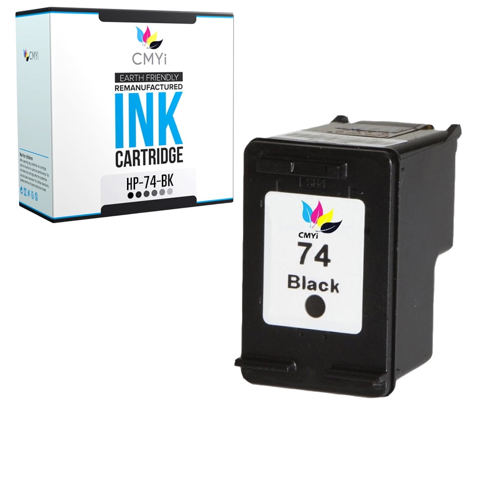 CMYi 74 Black 1-Pack Ink Cartridge compatible for HP 74 - PhotoSmart ...