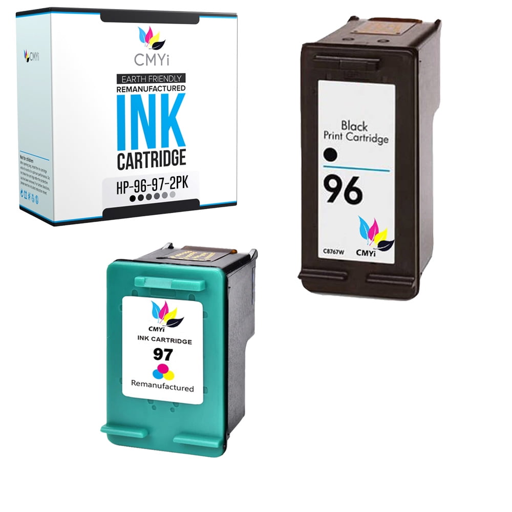 CMYi Superior Quality Ink Cartridge Replacement for HP 96 & HP 97, 2 ...