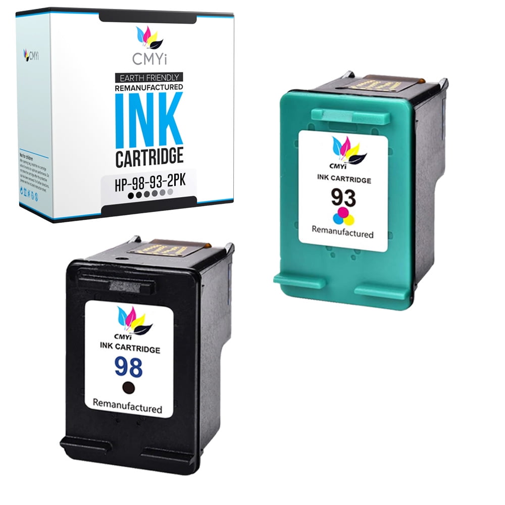 CMYi 98 93 Ink Cartridge Combo Pack, Compatible Replacement for HP ...