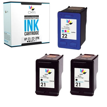 HP Original 21/22 Ink Cartridges - Black, Tri-color, 2-Pack (C9509FN ...