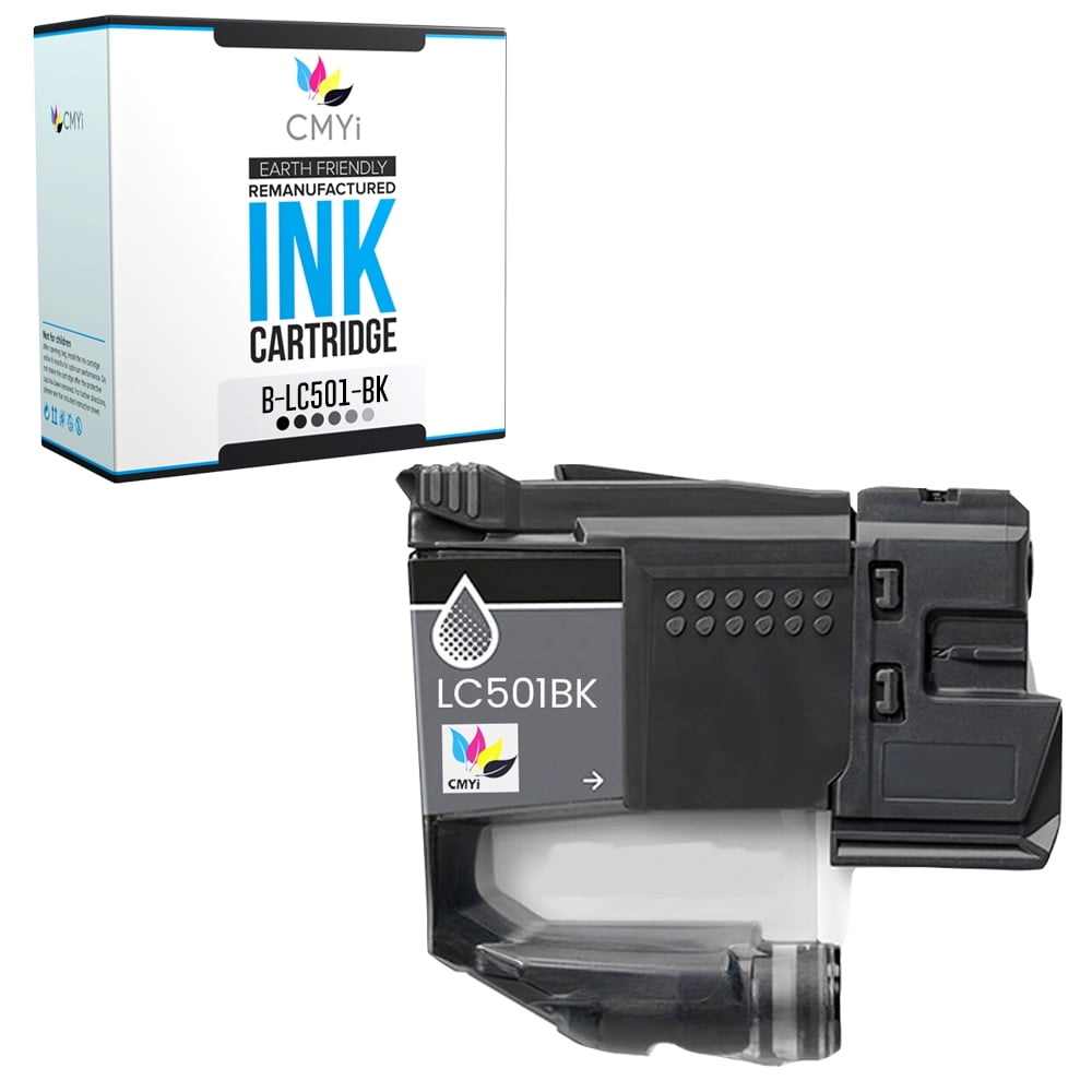 CMYi LC501 Black 1-Pack Ink Cartridge Compatible for Brother MFC Series ...