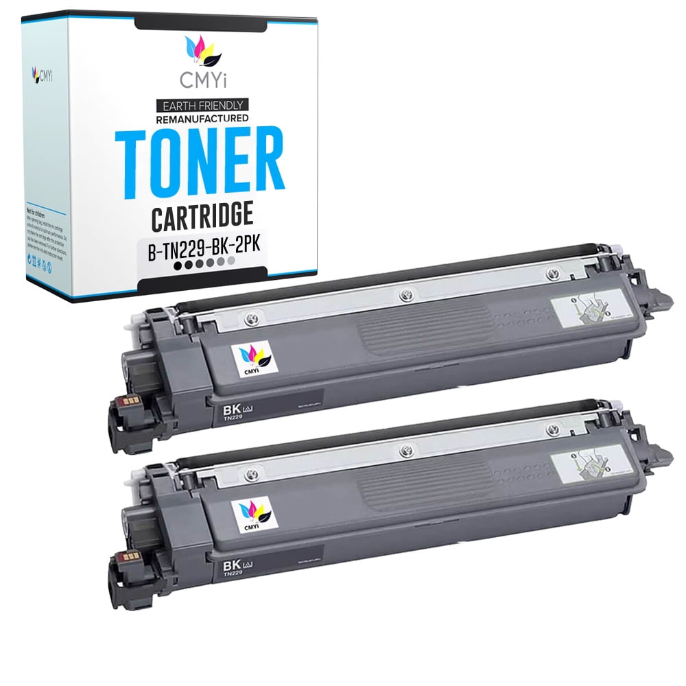 CMYi TN229 Black 2-Pack Toner Cartridges compatible for Brother TN229 ...