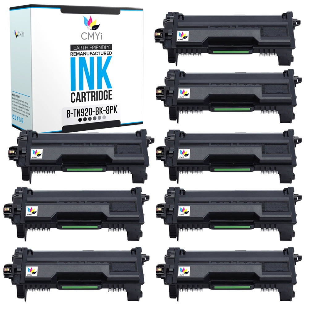 CMYi TN920 Black 8-Pack Toner Cartridges compatible for Brother TN920 ...