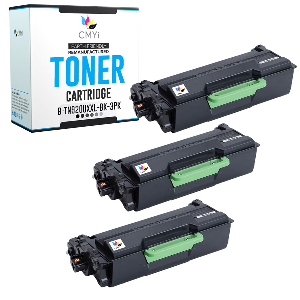 CMYi TN920UXXL Black 3-Pack Toner Cartridges compatible for Brother ...