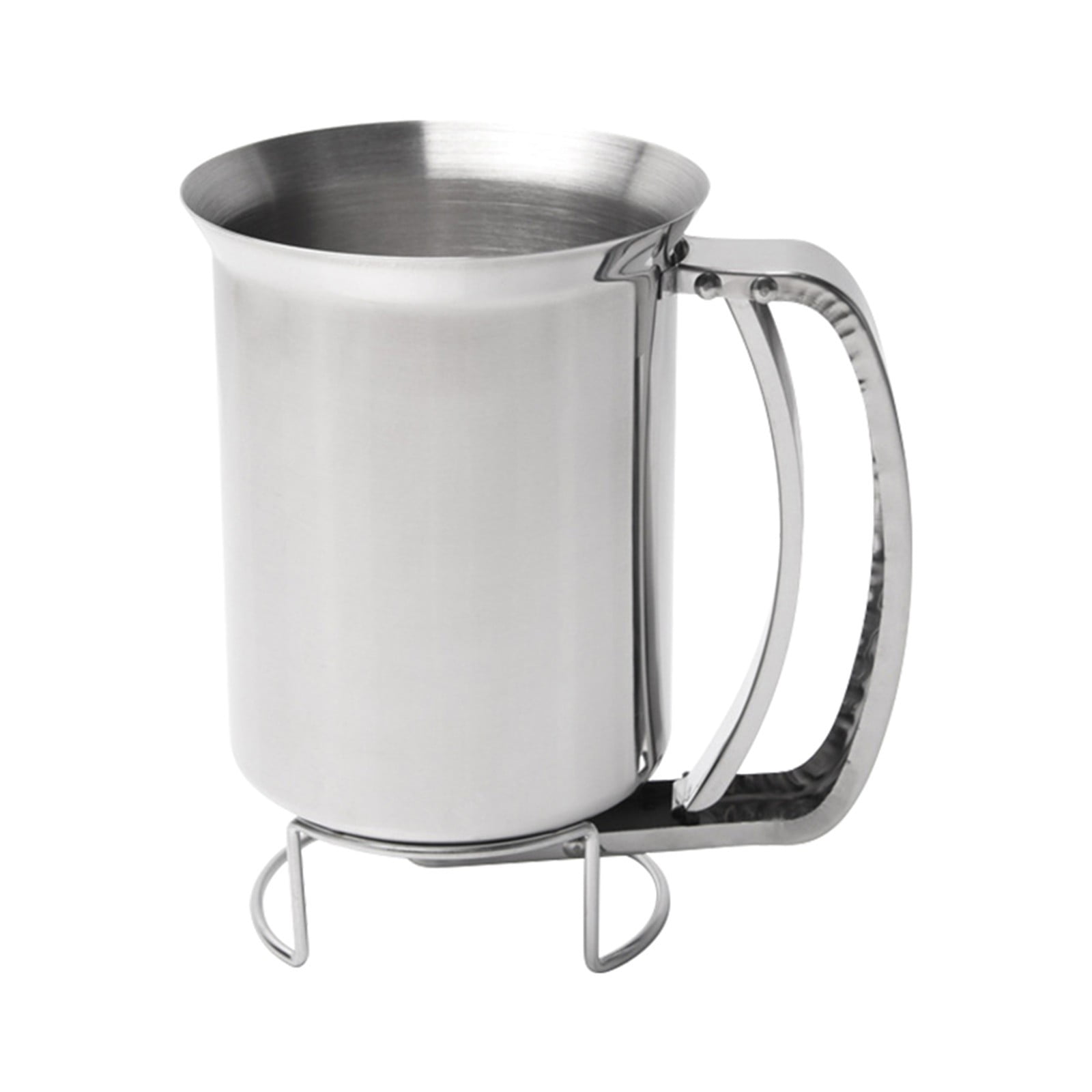 CMrtew 1000ml Stainless Steel Pancake Batter Dispenser, Handheld ...