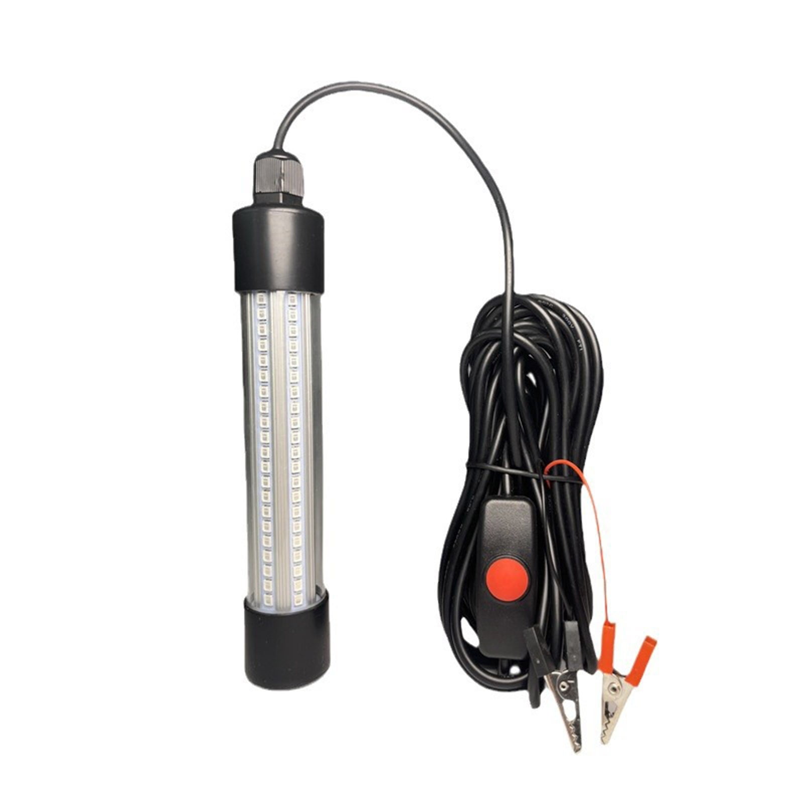 CMrtew 12V LED Underwater Night Fishing Light 12.6W Fish Finder Lamp ...