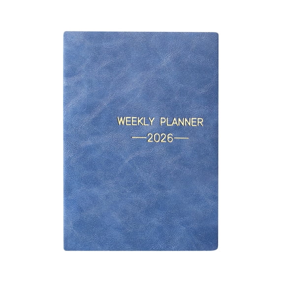 CMrtew 2026 Daily Planner,A5 Daily Journal Notebook Soft Leather Cover ...