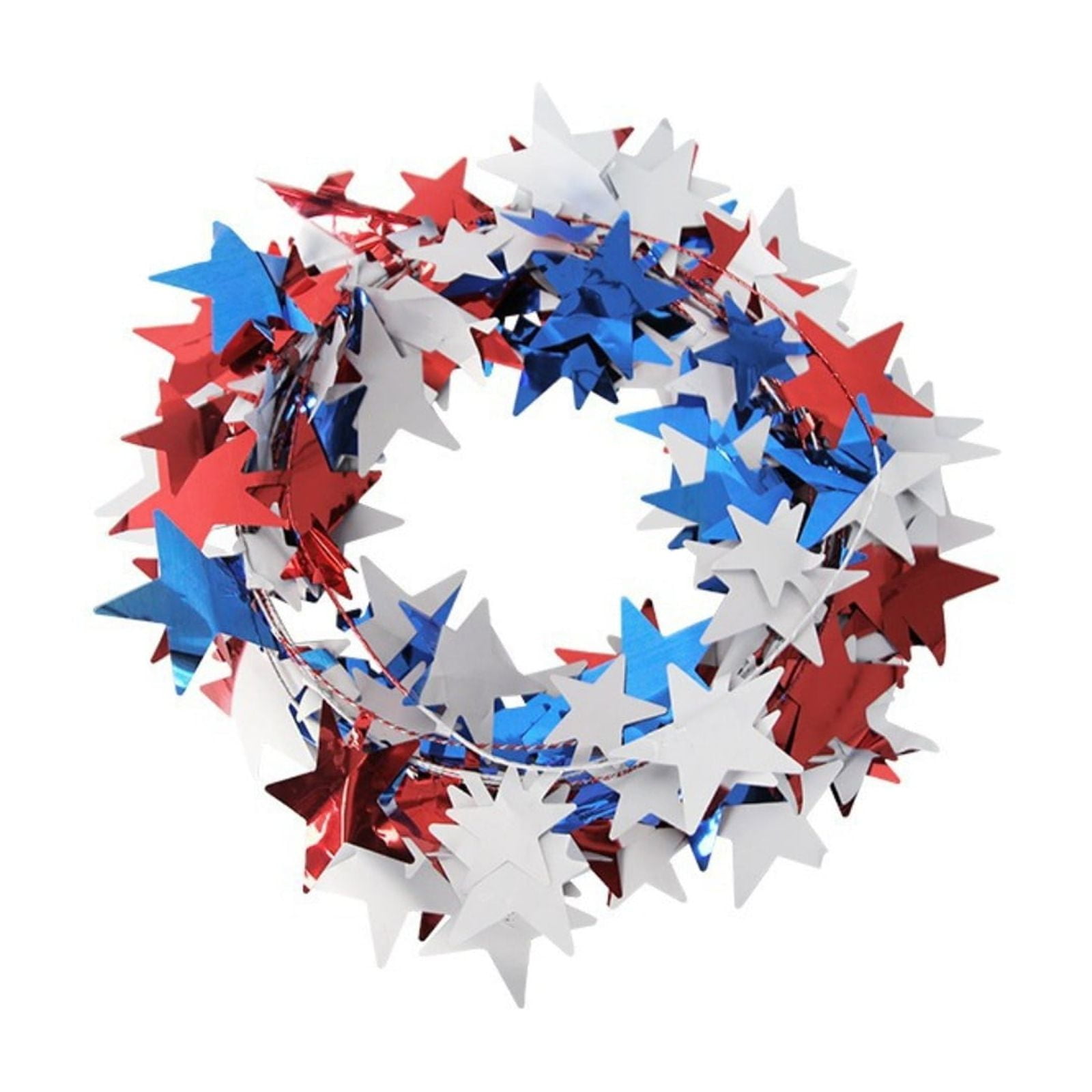 CMrtew ‌25 Foot Independence Day Garland Patriotic Decorations Red ...