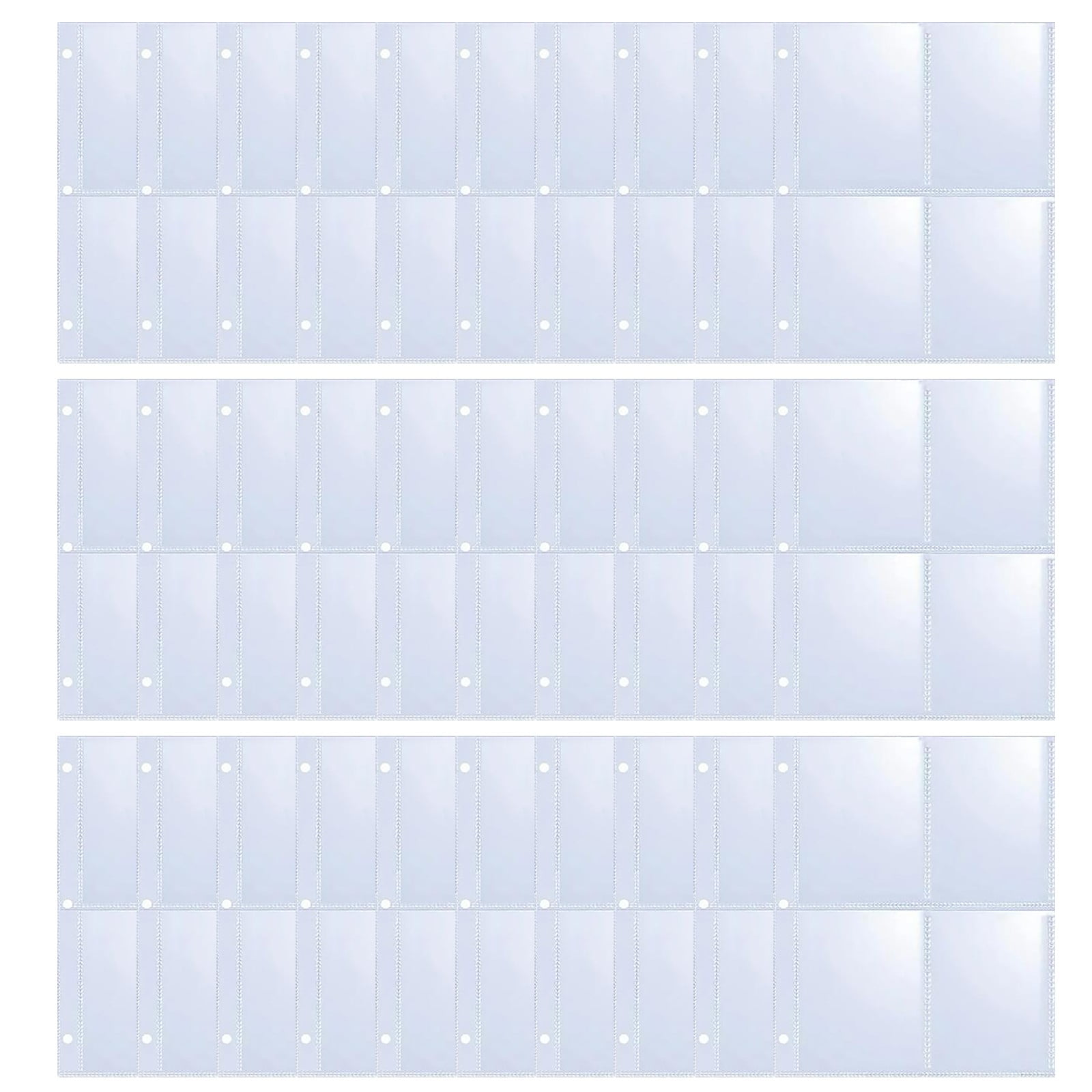 CMrtew 30 Pcs 4 Pocket Page Protector Trading Card Sleeves Pages Card ...