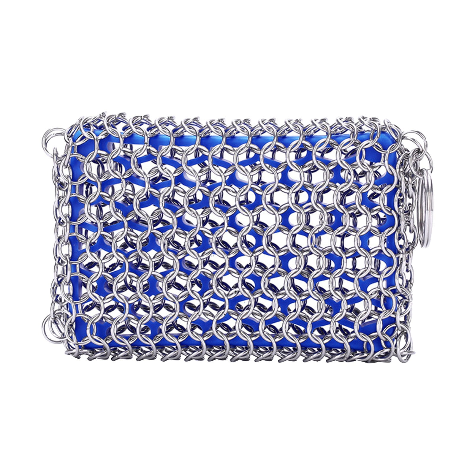 CMrtew 316 Stainless Steel Chainmail Scrubber Food-Grade Square ...