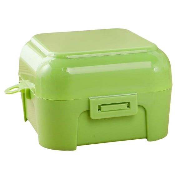 CMrtew 4 Girds Egg Holder Container, Plastic Egg Storage Box Leakproof ...