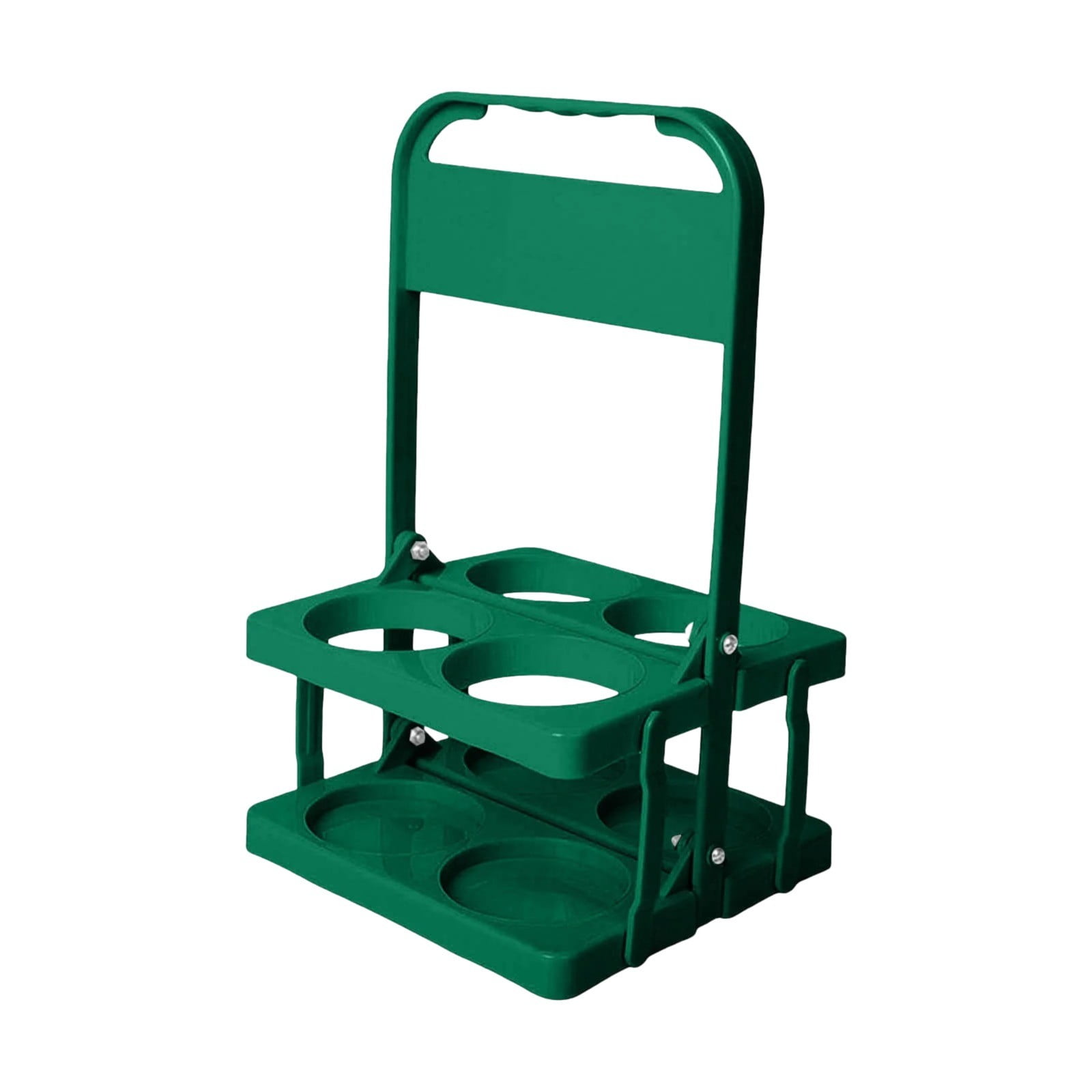 CMrtew 4-Hole Beverage Caddy Portable Plastic Reusable Cup Holder for ...