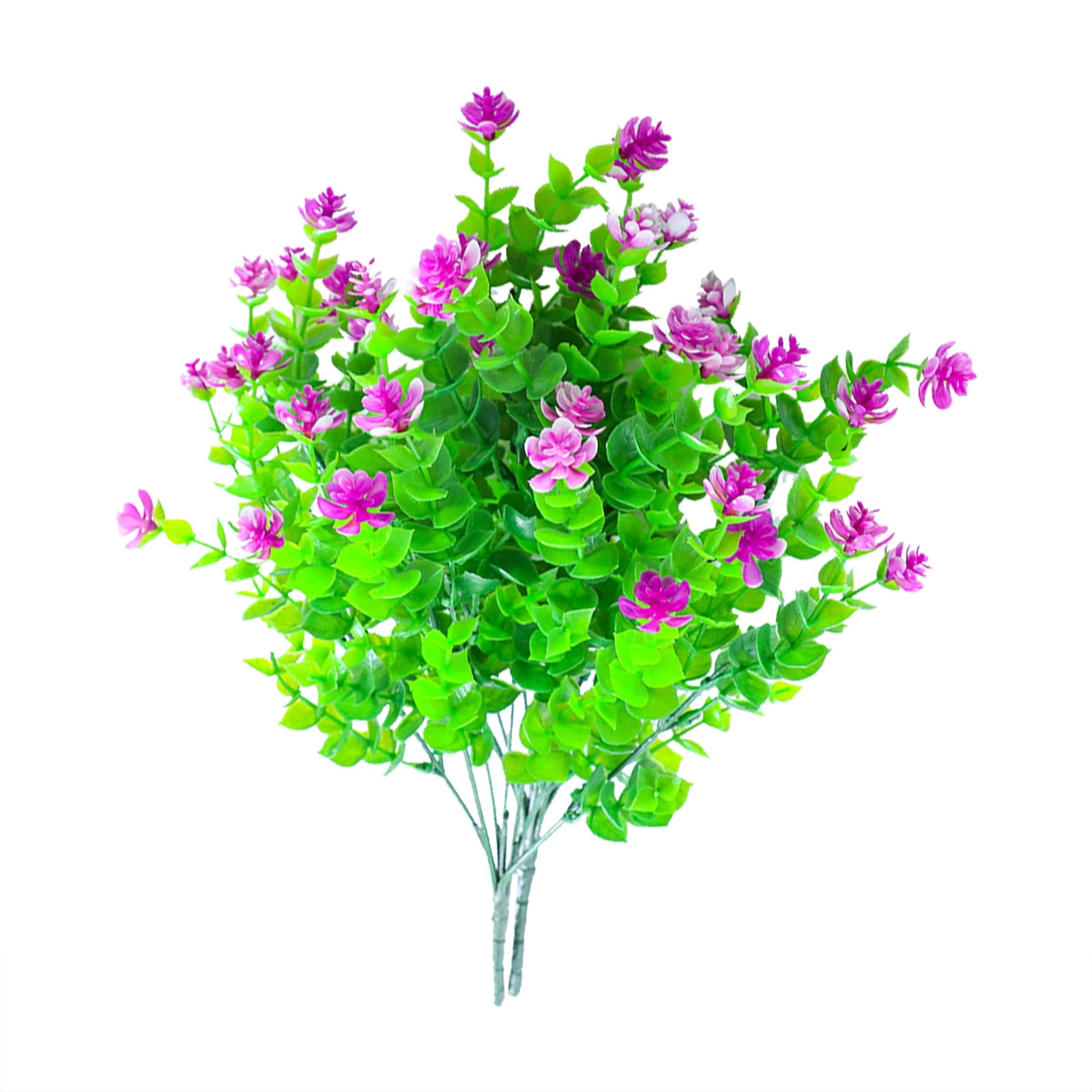 CMrtew ‌8PC Artificial Plastic Greenery Bushes Outdoor UV-Resistant ...