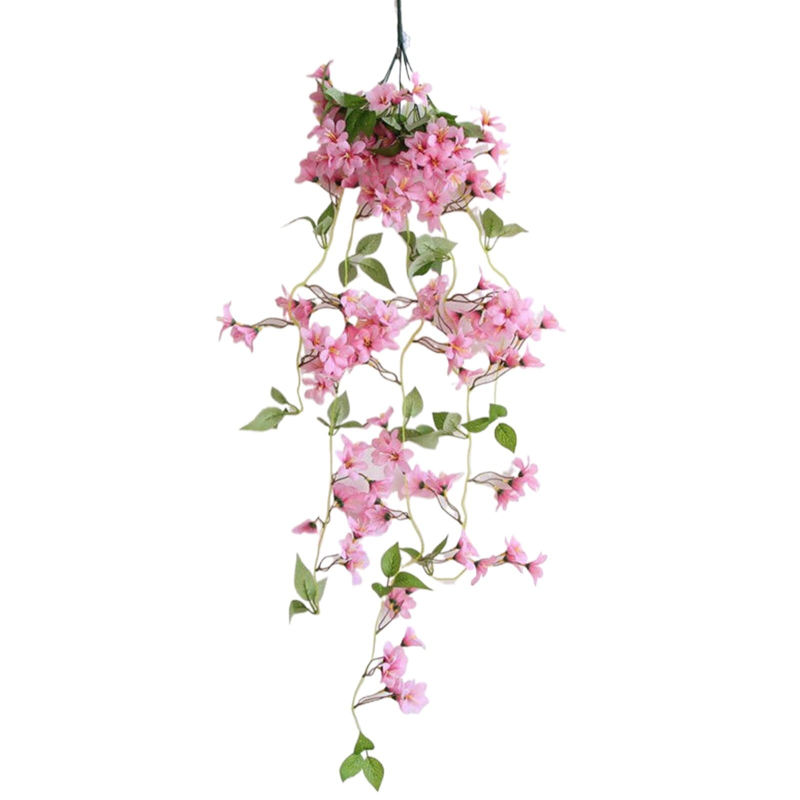 CMrtew Artificial Hanging Flowers Artificial Hanging Plant Silk Flowers ...