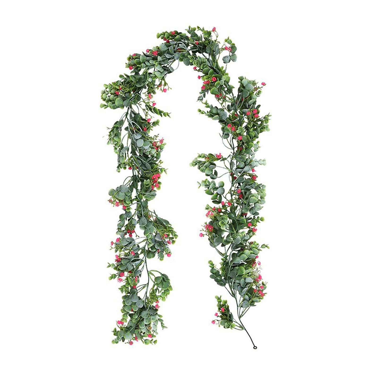 CMrtew Artificial Grape Vine Garland with Realistic Foliage Durable UV ...