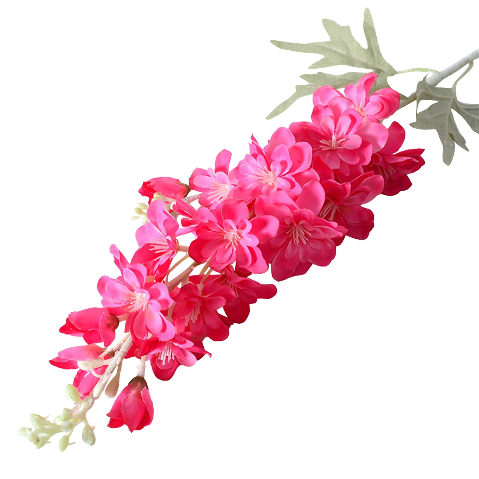 CMrtew Artificial Larkspur Flowers Long Stem Faux Floral Stems for ...