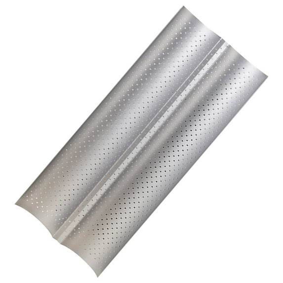 CMrtew Baguette Pan, French Bread Baking Pan Perforated 1/2/3 Loaves ...