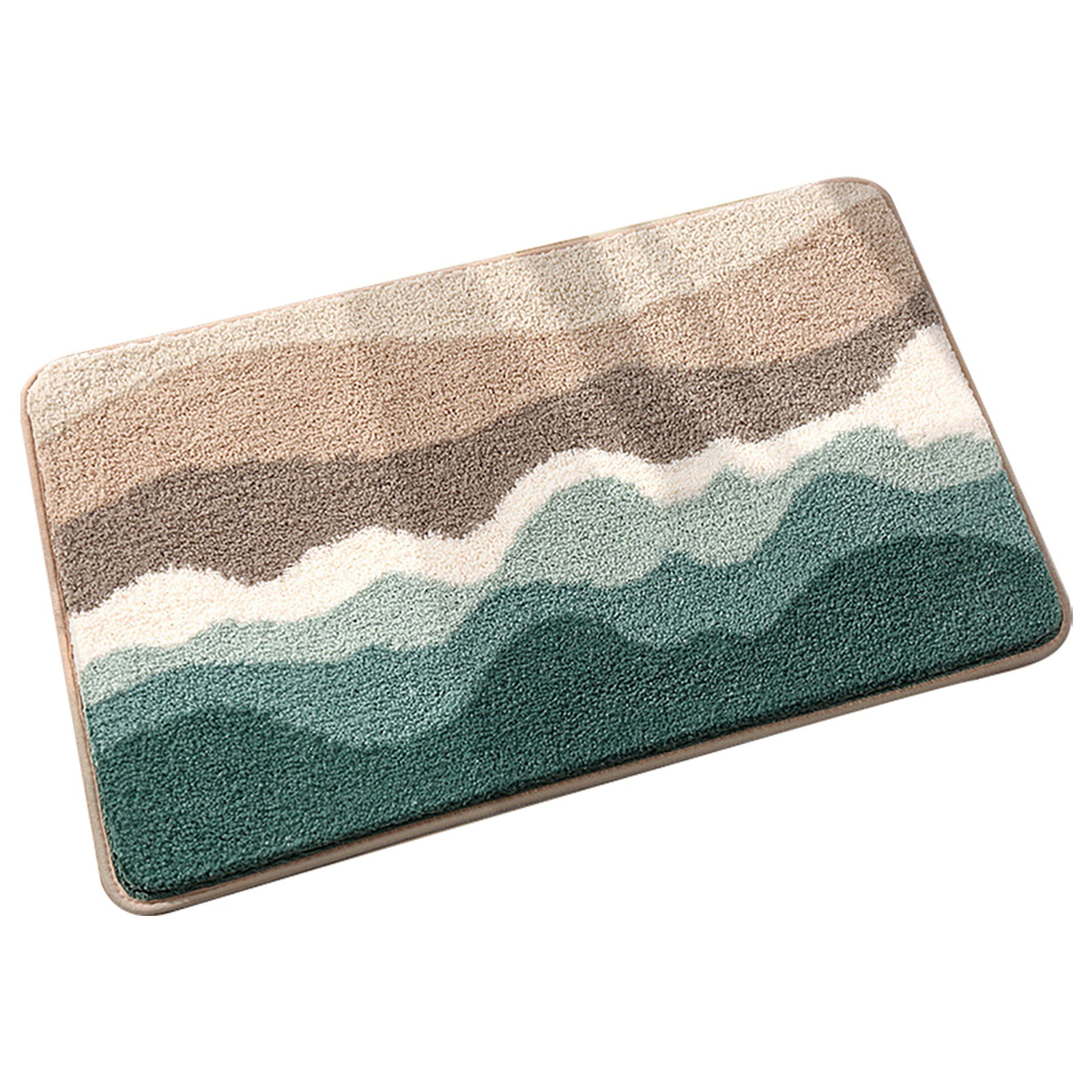 CMrtew Bathroom Rug Mat Ultra Soft Microfiber Bath Mat with Non-Slip ...