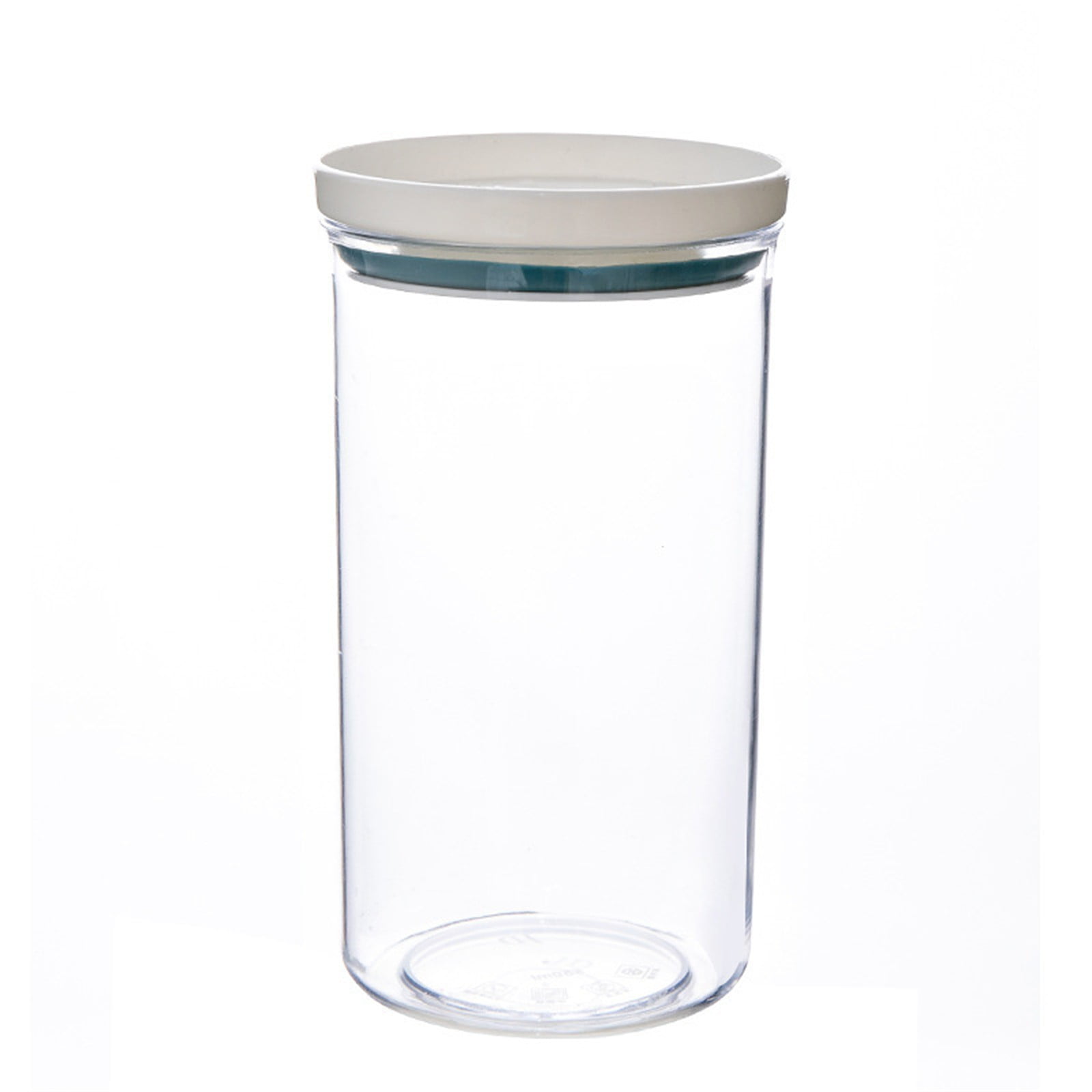 CMrtew Clear Canister Moisture-proof Plastic Transparent Jar with Lid ...