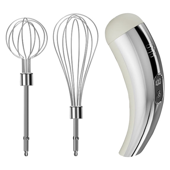 CMrtew Cordless Hand Mixer, Handheld Electric Whisk with 3 Speed Modes ...