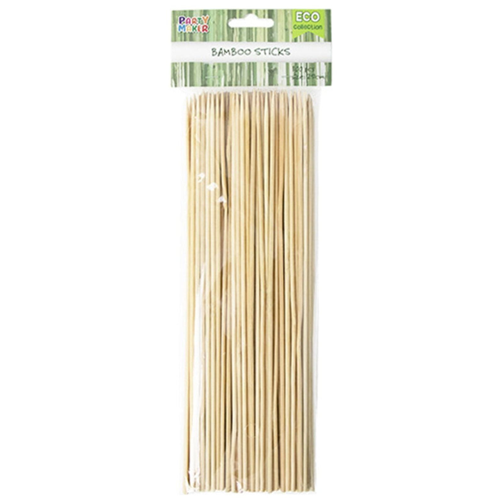 CMrtew Disposable Sticks 3mm Household 100 Sticks 20 25 30cm Barbecue ...