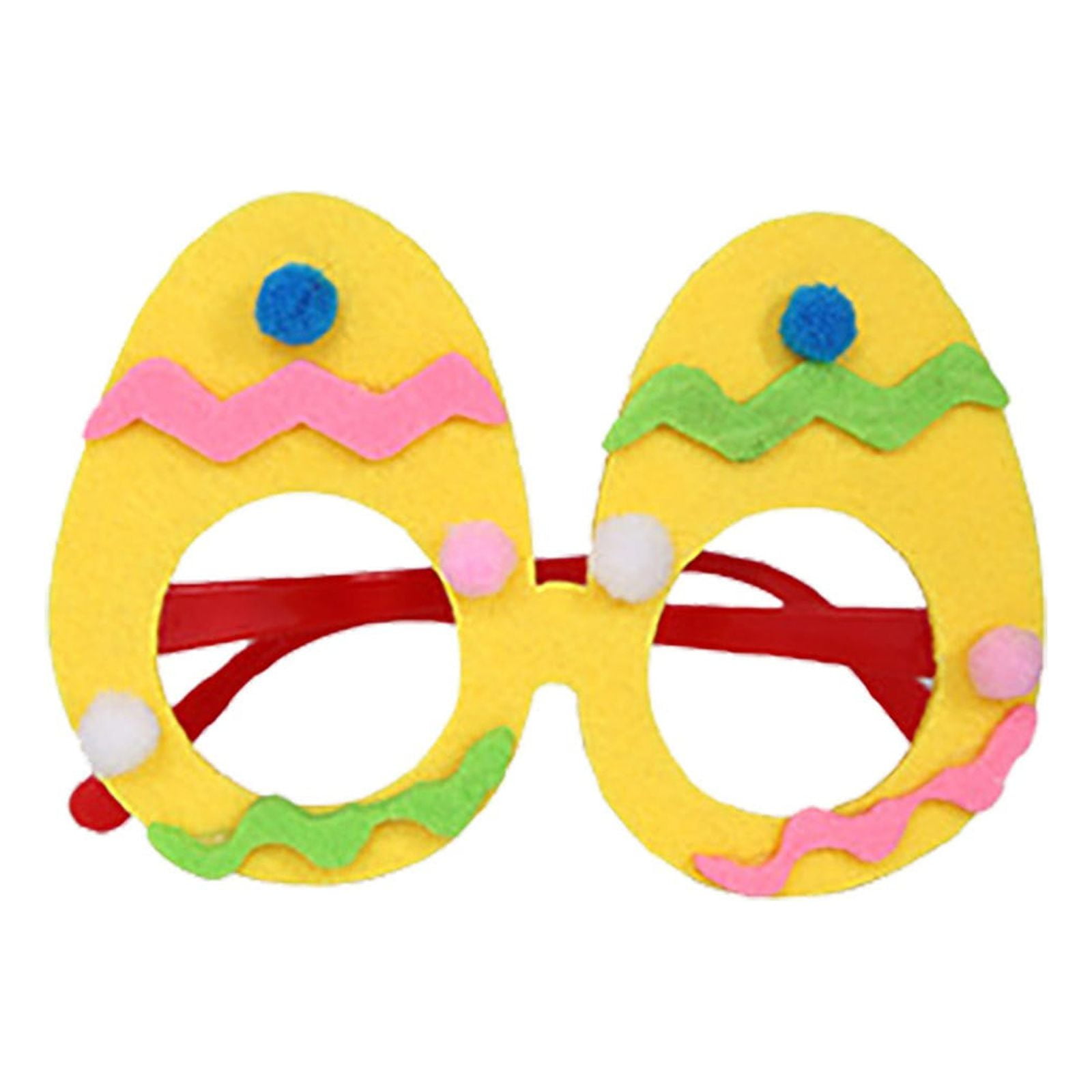 CMrtew Easter Glasses Party Decor Easter Party Novelty Design No ...