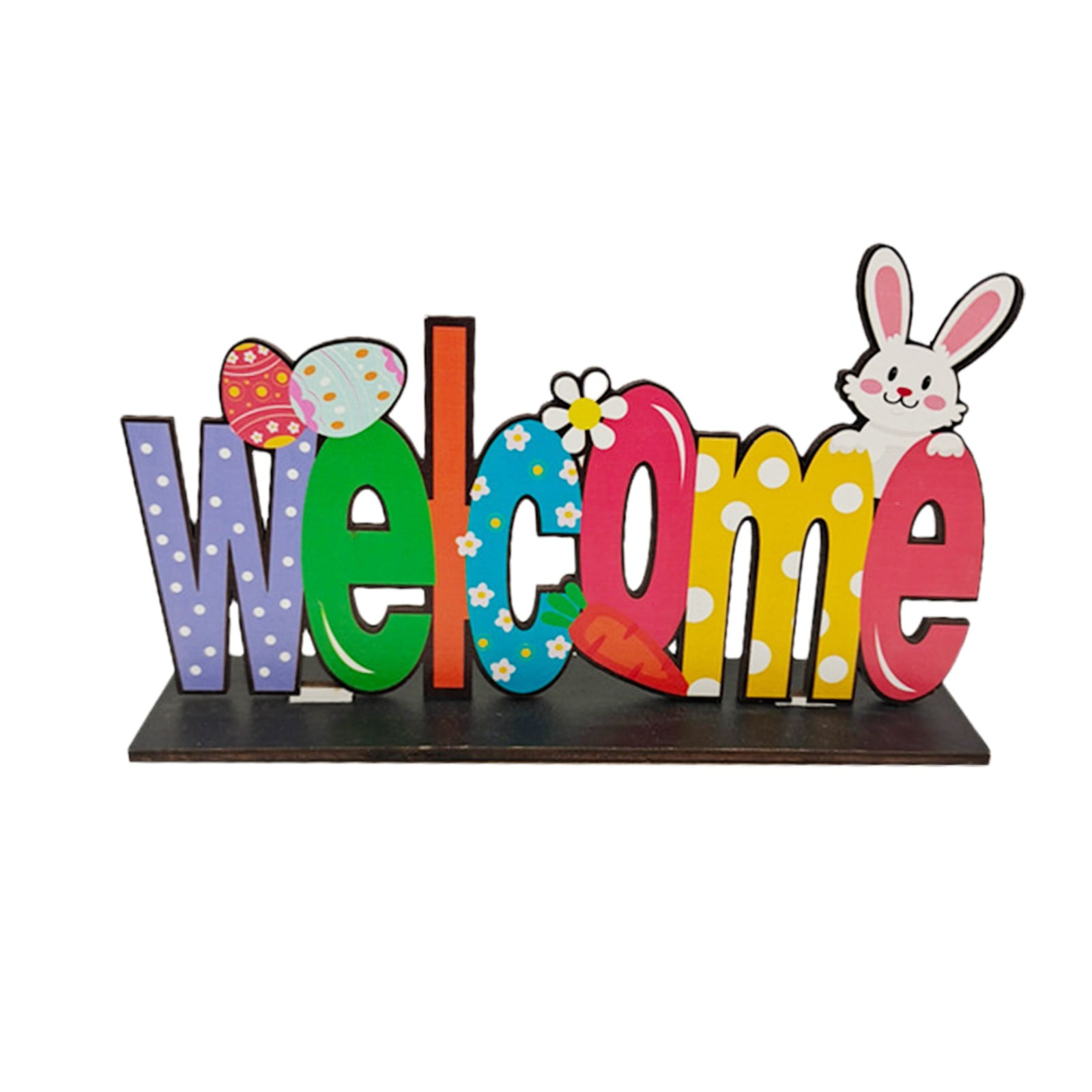 CMrtew Easter Wooden Signs Easter Table Decoration Sign Easter Table ...