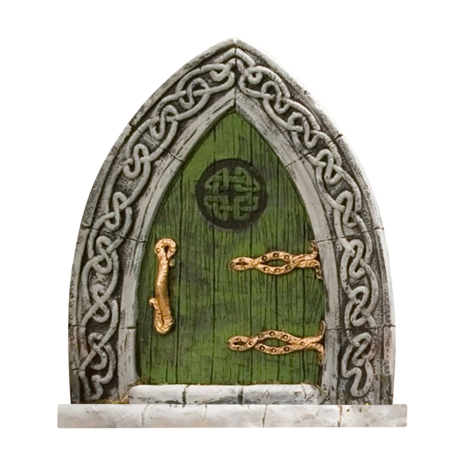 CMrtew Enchanted Wooden Fairy Door Decor Whimsical Tree & Dwarf ...