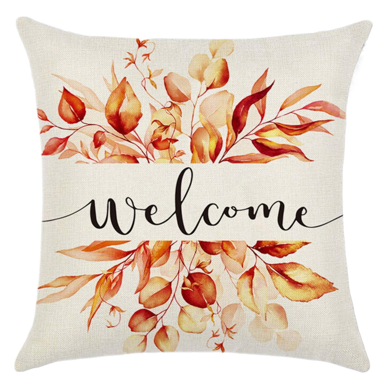 CMrtew for Fall Decor Stripes Pumpkin and Maple Leaves Gnones Outdoor ...