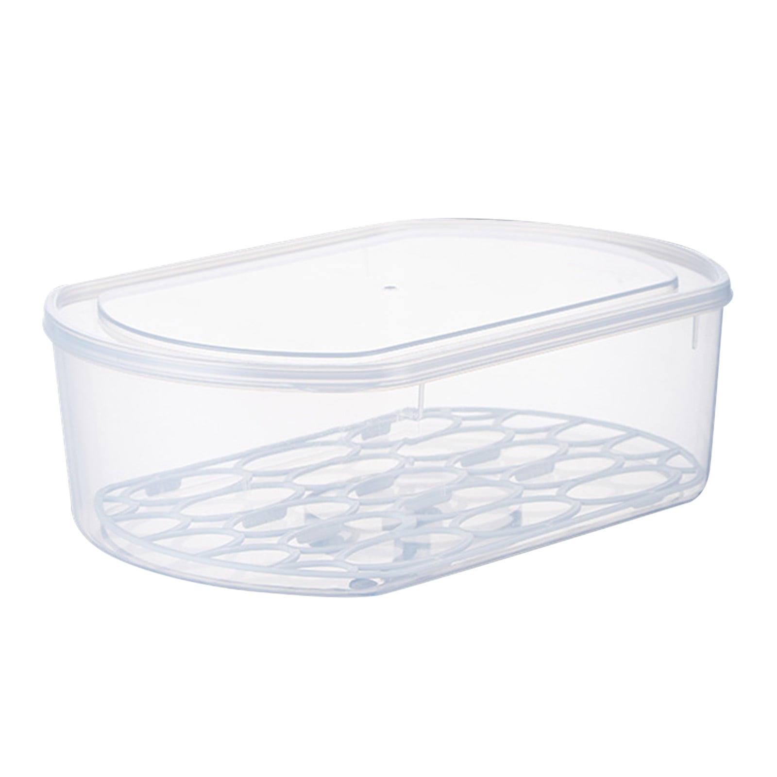 CMrtew Fruit Containers for Fridge,Kitchen Draining Large Medium and ...