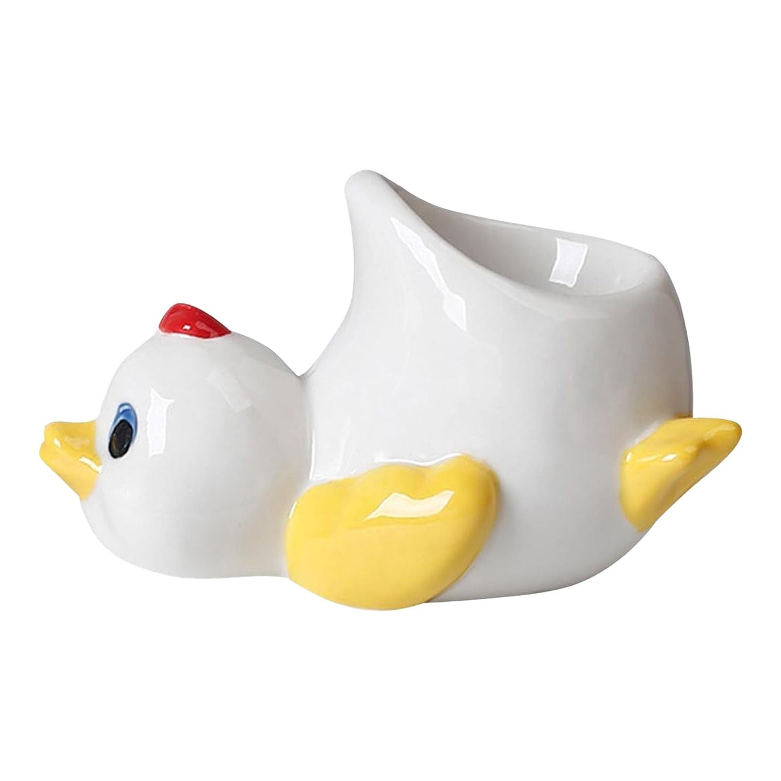 CMrtew ‌Funny Chicken Egg Cups Porcelain Egg Holders with Comfortable ...