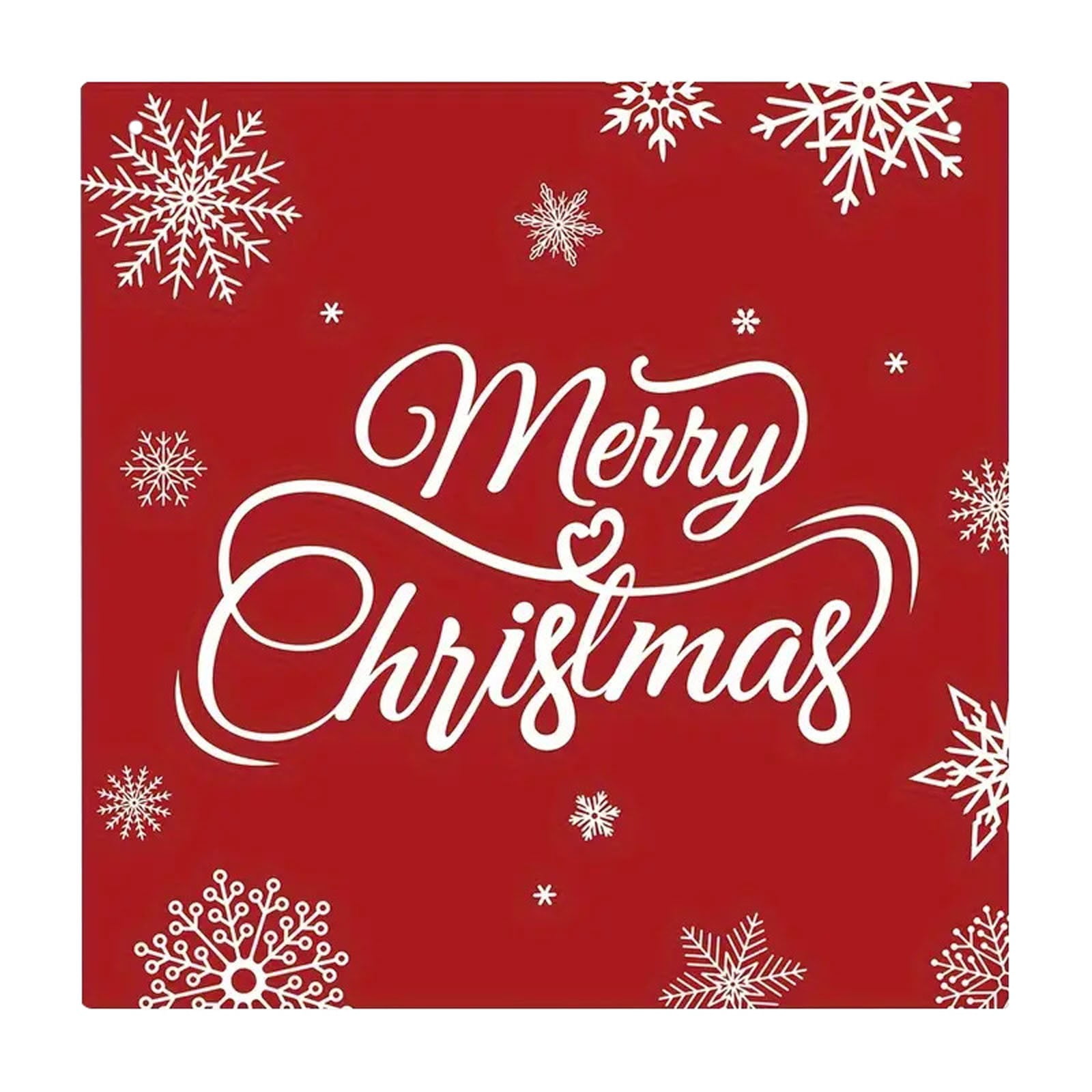 CMrtew Funny Christmas Bathroom Sign 8x8 Inch Wooden Plaque Rustic ...
