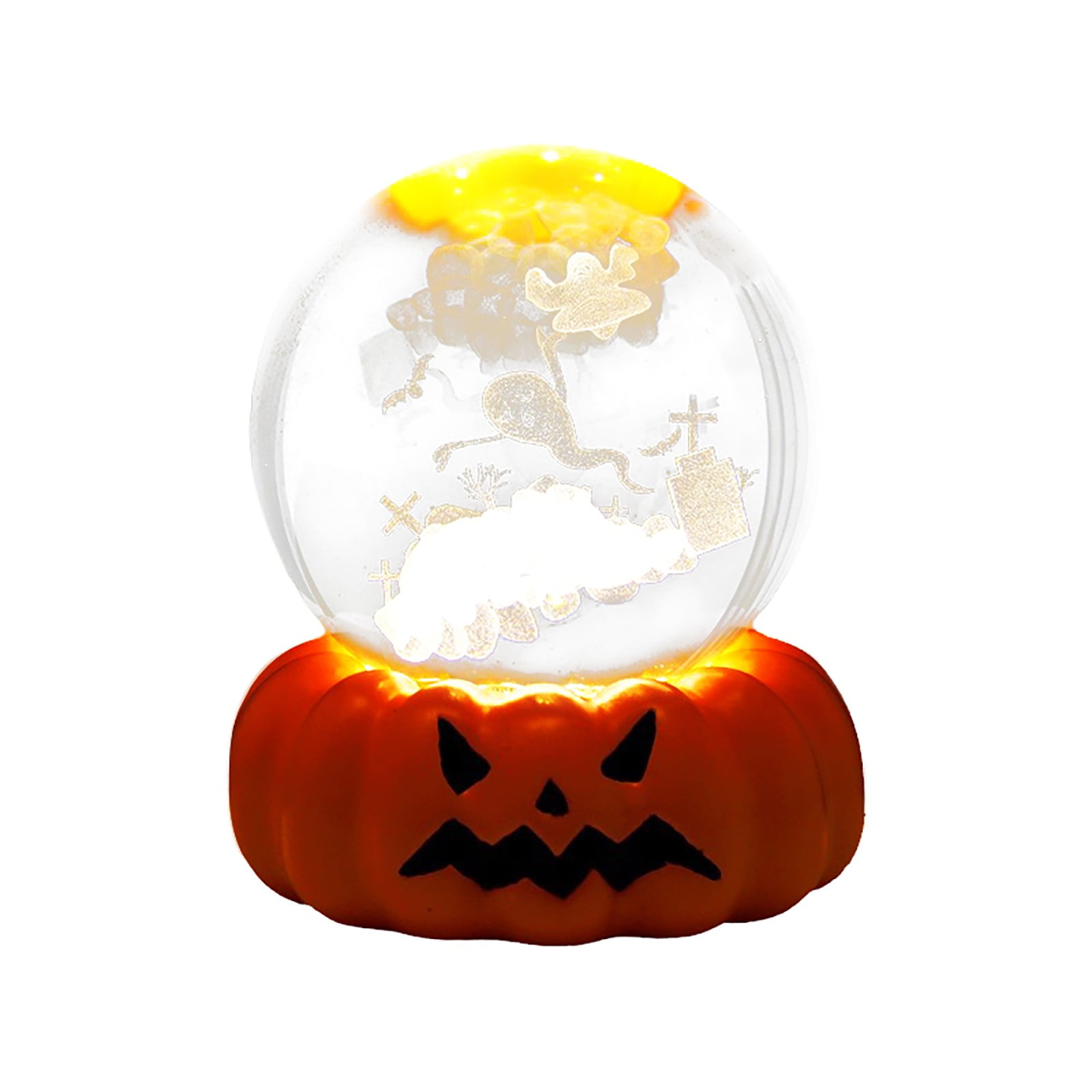 CMrtew Halloween Night Light 3D Illuminated Pumpkin Lamp with Design ...